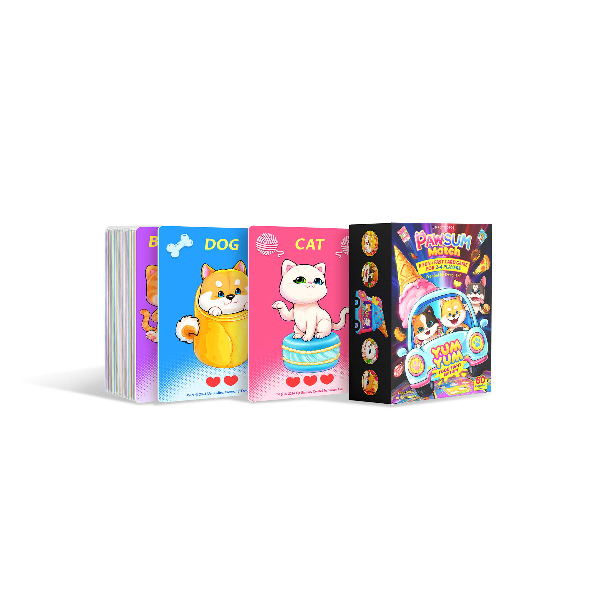 PAWSUM Cats and Dogs Match Playing Cards | Games | Toys | Oomomo Canada