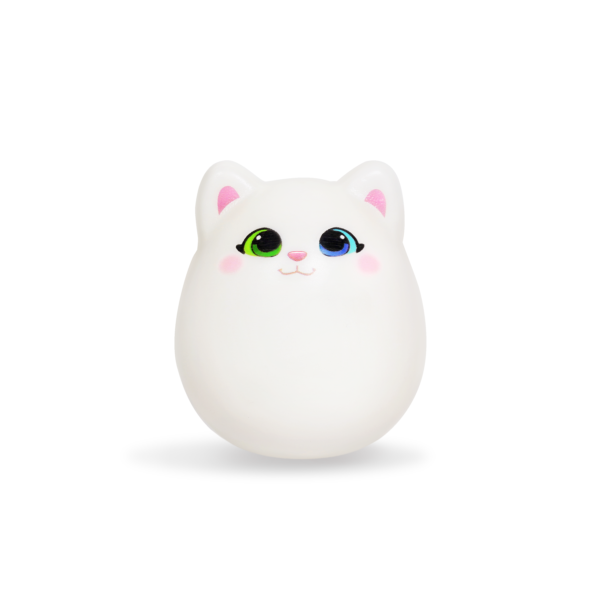 PAWSUM Squeeze Toy - Cat - White Cat (Wink) | PAWSUM | Oomomo Canada