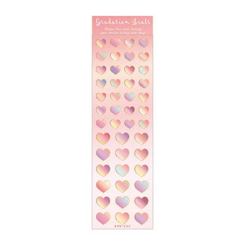 Stickers (PVC/Heart/SMCol(s): Gradient Pink,Purple) | Oomomo