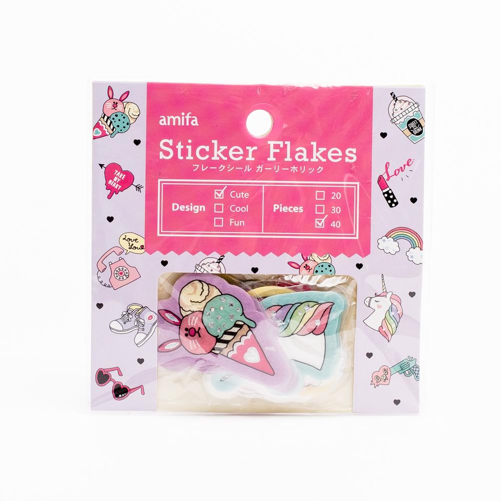 Amifa Sticker Flakes (Girly Holic) | Oomomo