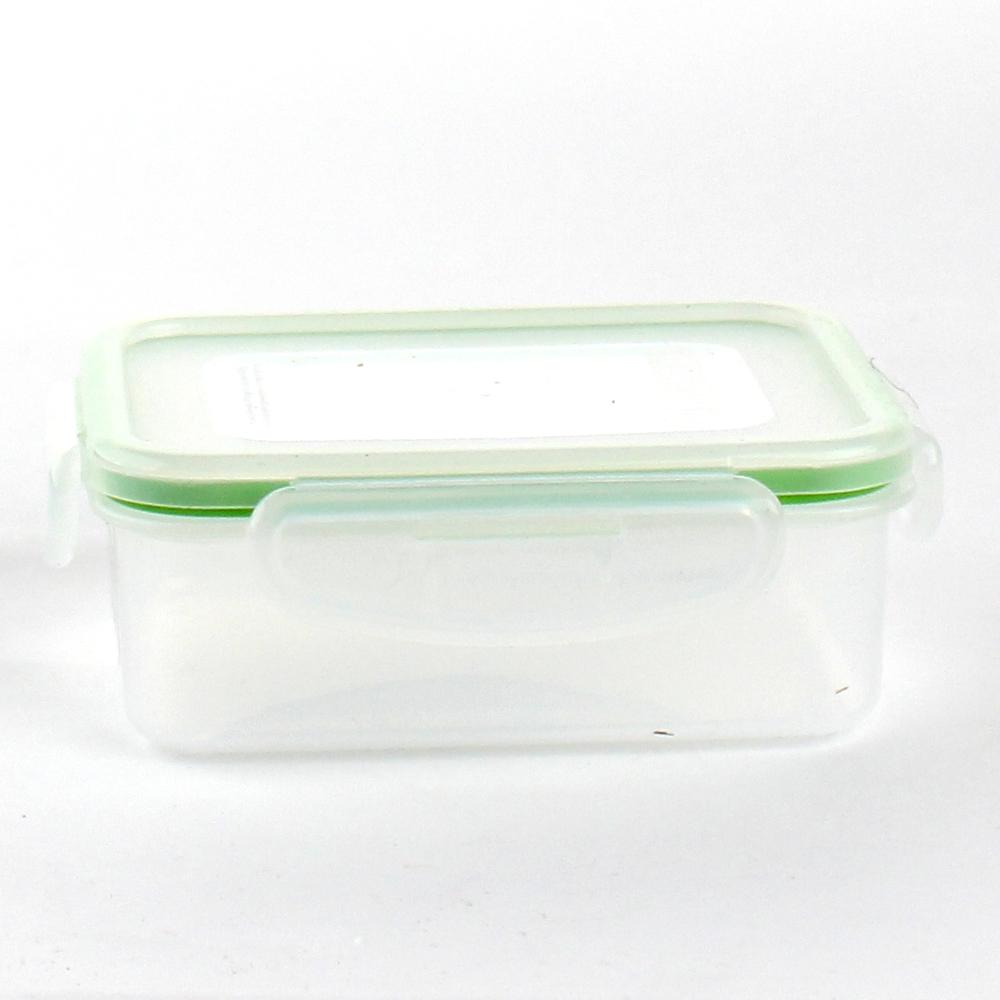 Plastic Food Container (Rect/CL/GR/13.8x11x5cm / 340mL) | Oomomo ...