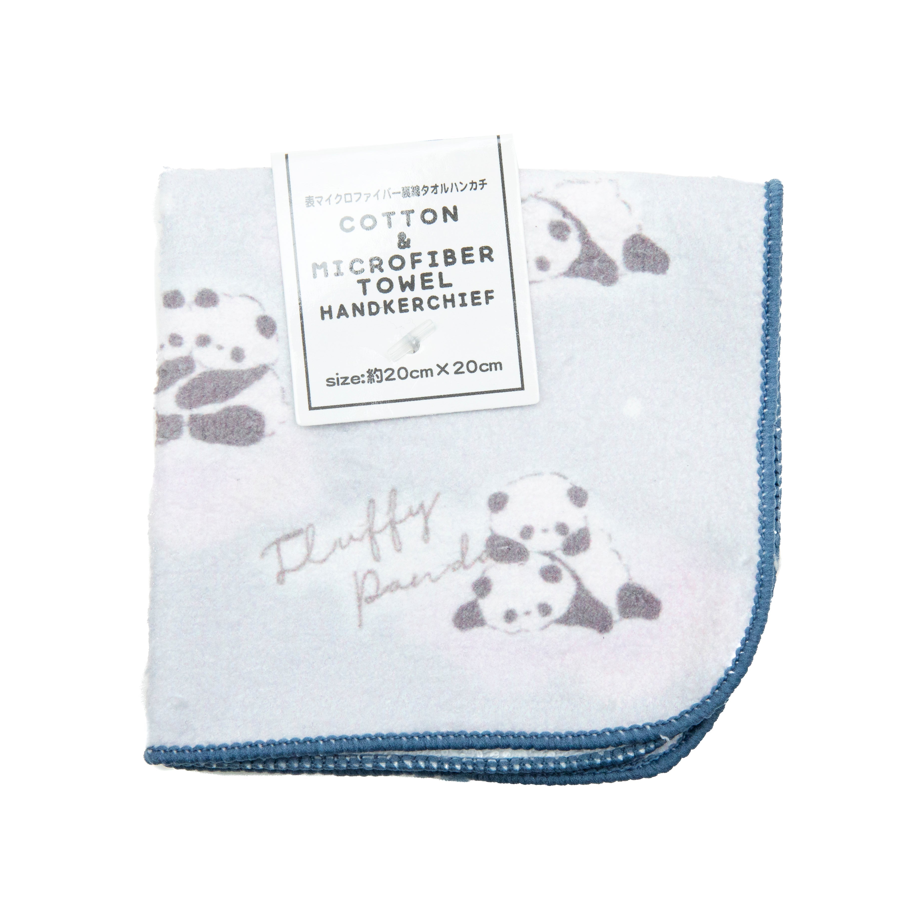 Panda Cotton & Microfiber Towel Handkerchief | Oomomo Canada